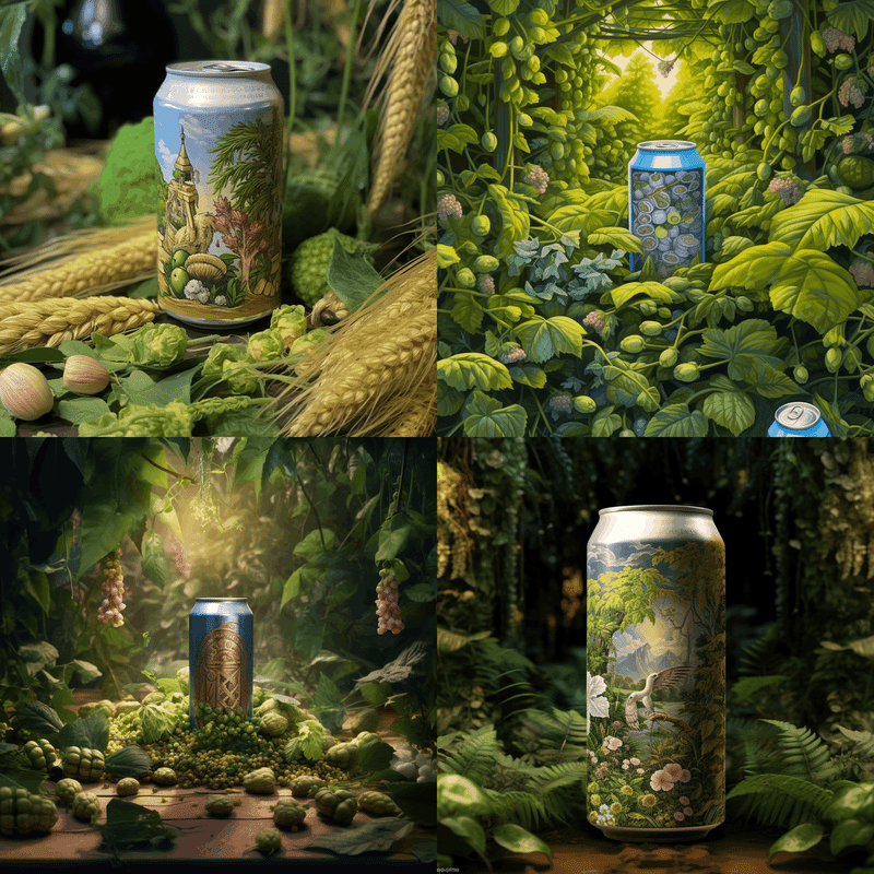 AIを使って、ホップに囲まれた"Japanese Beer, 2014" の広告写真を制作してみた｜Shinichi Maruyama / 丸山 晋一