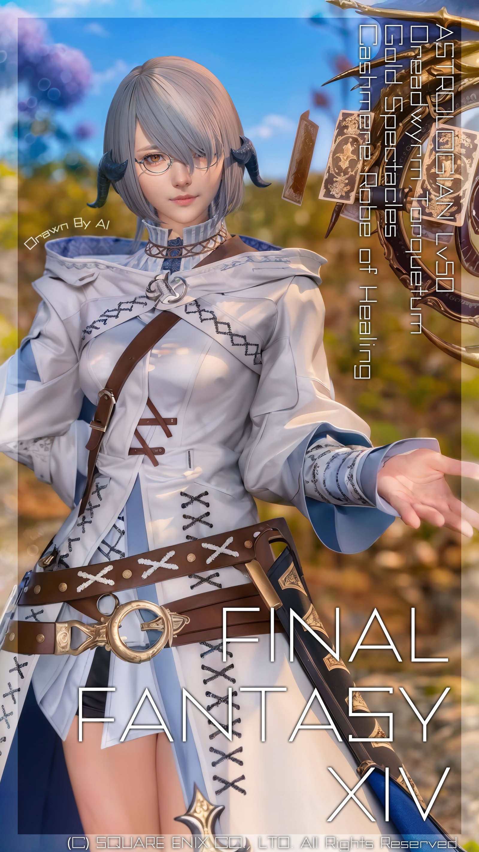 生成AIを利用したゲームスクリーンショットのイメージ加工。元にしたSS：FINAL FANTASY XIV｜DenPaKousya - (電波公社)