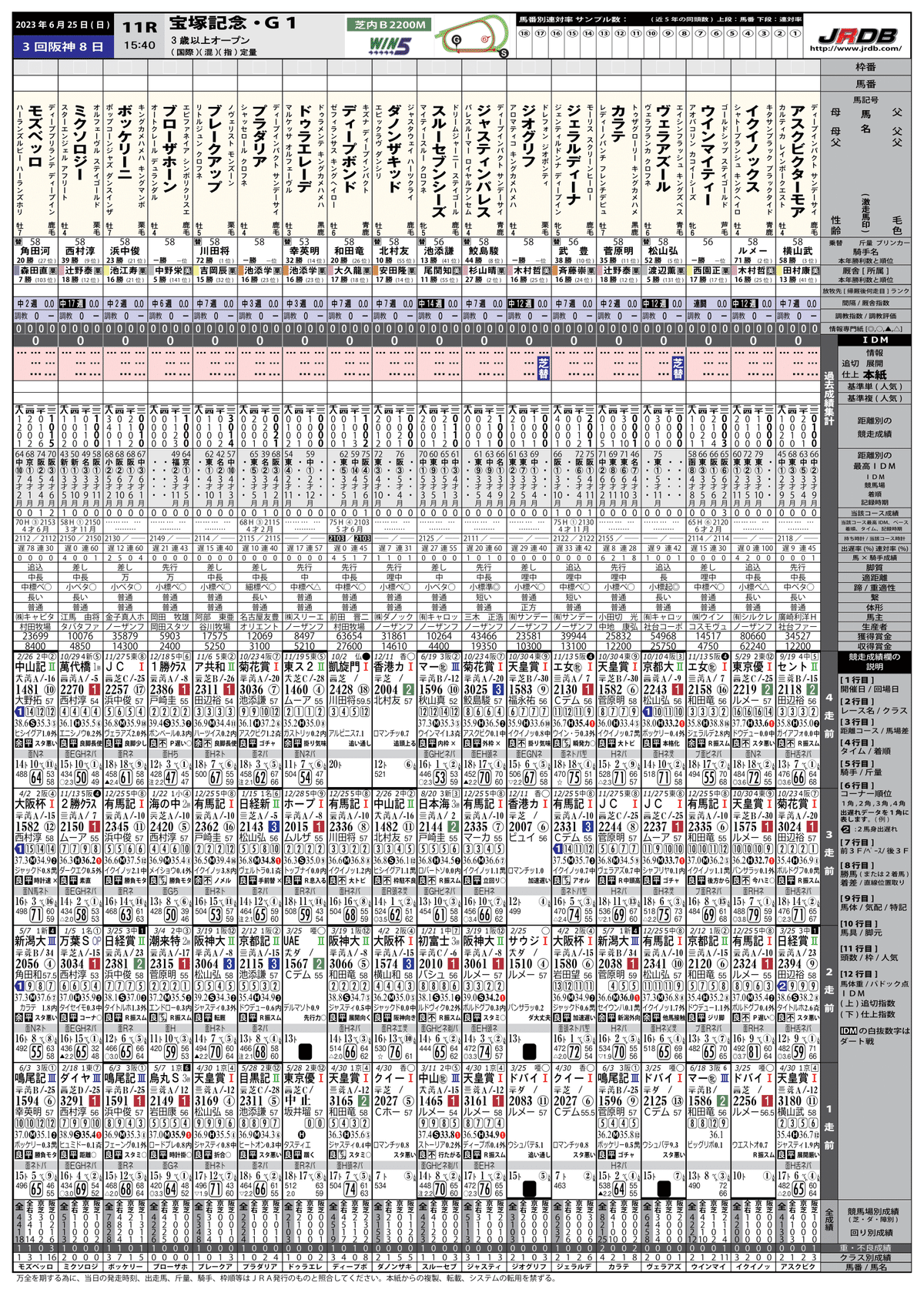 新ウェブレーシングペーパー(特別登録版)【6月24日～6月25日】｜JRDB 競馬アラカルト