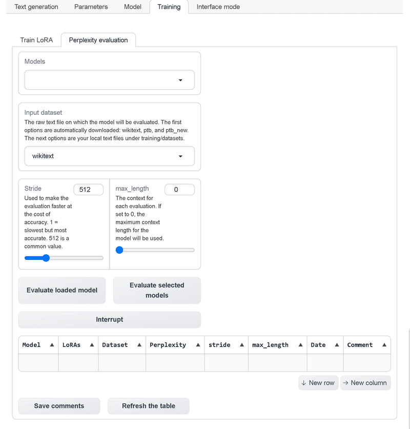 text-generation-webui の 設定項目まとめ｜npaka