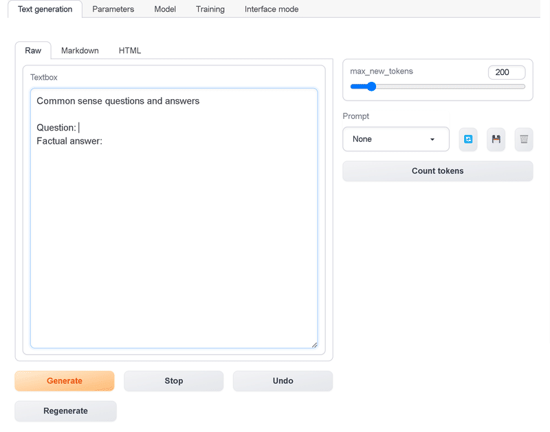 text-generation-webui の 設定項目まとめ｜npaka