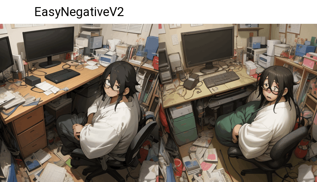 【クオリティ調整】EasyNegativeV2の使い方と検証【Stable Diffusion】｜雑多にノウハウをまとめるアカウント