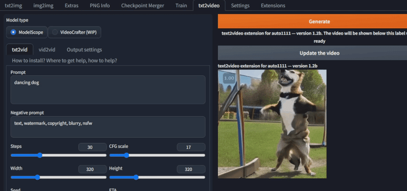 Stable Diffusionで高クオリティ―動画生成、zeroscope_v2の使い方｜AI部