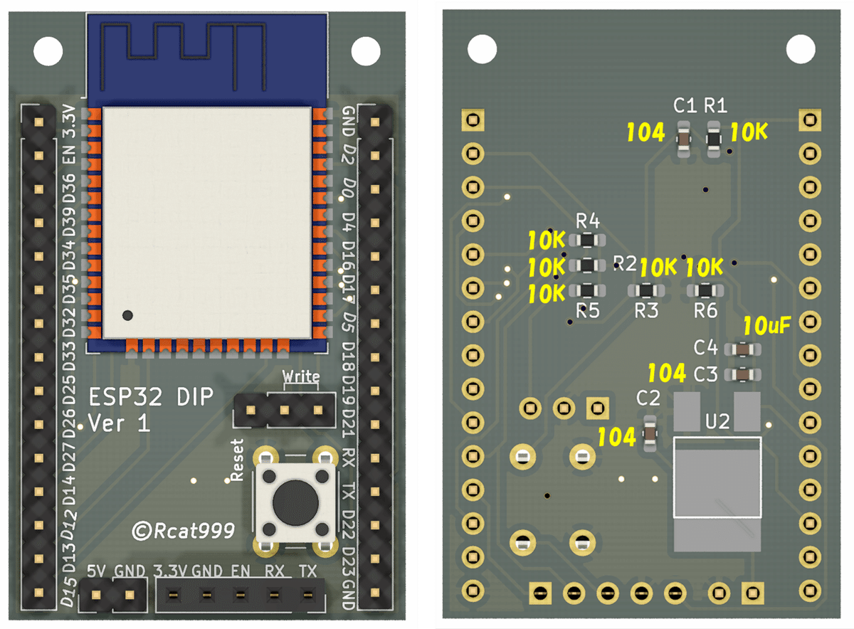 自作基板紹介(ESPマイコン関連)｜Rcat999