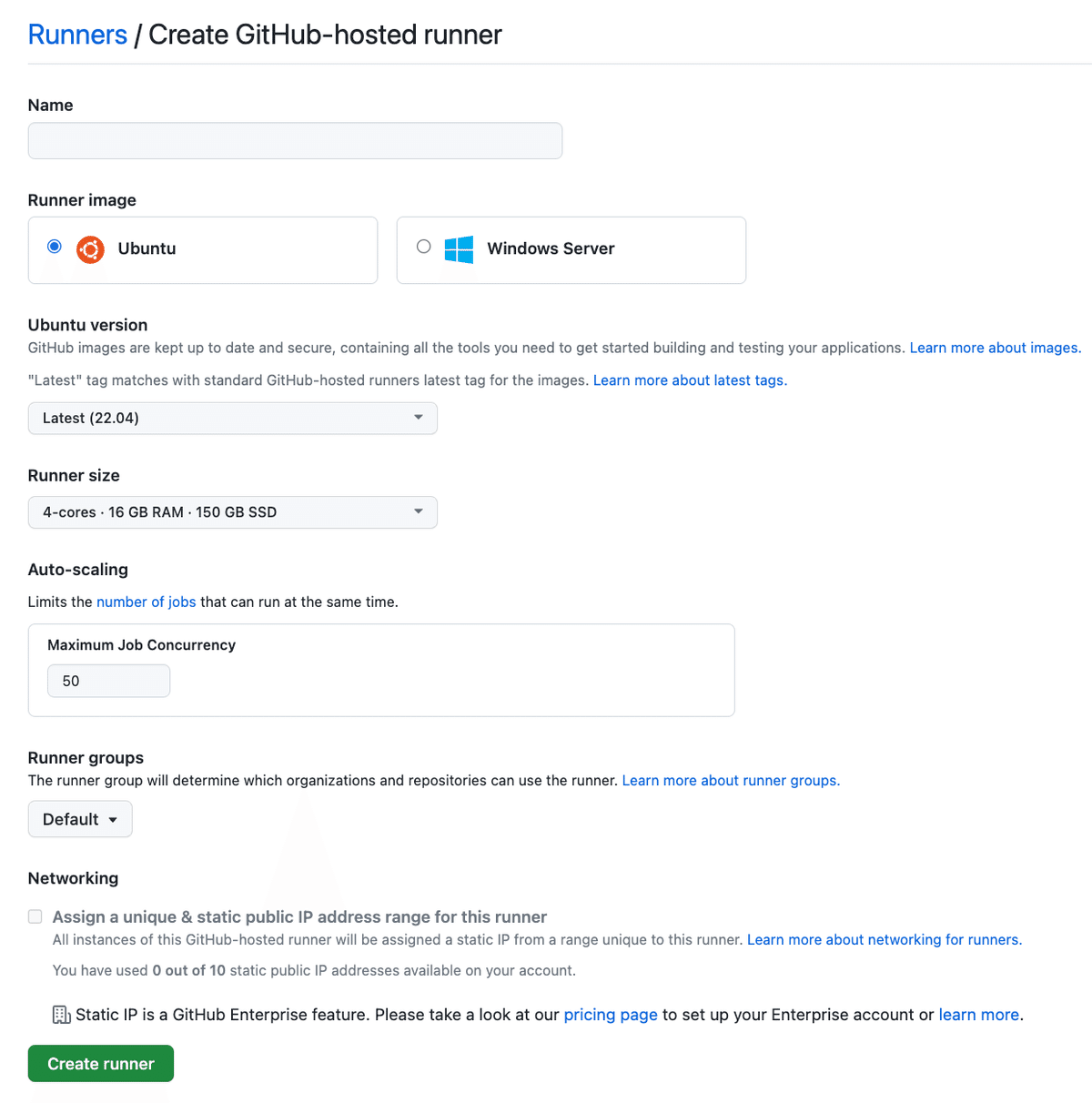 [GitHub Actions]GitHub-hosted Larger Runnersを試してみた｜deliku＠PRONI