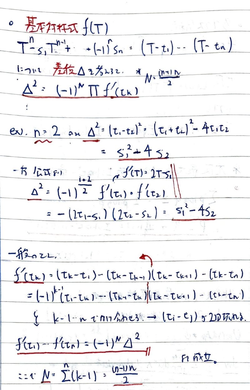 書記が数学やるだけ#732 基本対称式とニュートンの恒等式｜Writer_Rinka