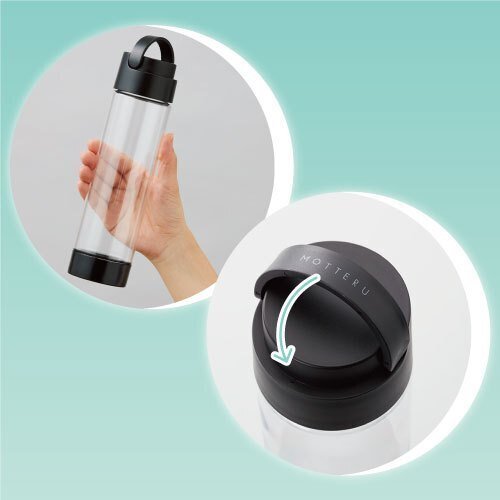 MOTTERUハンドル付クリアボトル｜ozakico