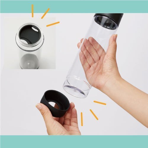 MOTTERUハンドル付クリアボトル｜ozakico