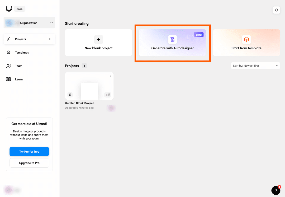 AIで簡単にUIデザインを作る（Uizard Autodesigner）｜eee