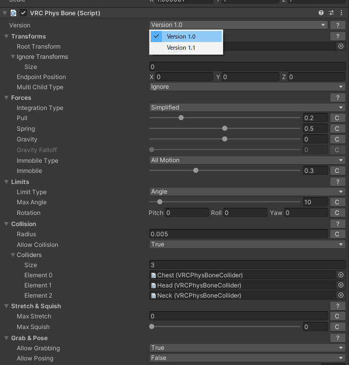 #VRoid 】VRChatのPhysBoneを攻略する（2）髪の毛編（後）【 #VRChat 】｜150万画素