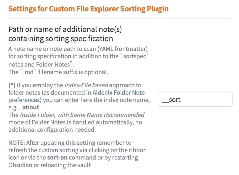[Obsidian Plugins] Custom File Explorer sorting｜Pouhon
