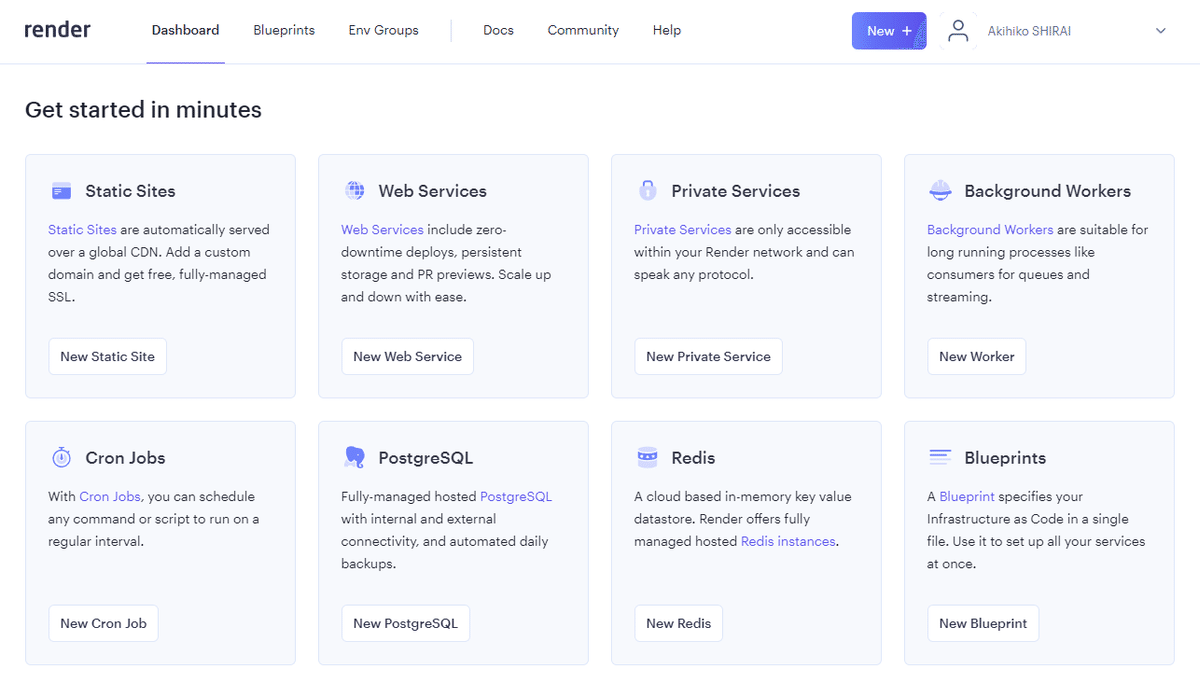 無料Webサービス開発の第一歩！「Render」を使ってみよう｜白井暁彦 aka しらいはかせ