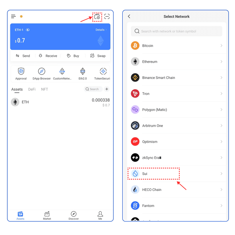 Suiのウォレットを作ろう！ │ ウォレットを作成/インポートする方法｜TokenPocket (トークンポケット) 公式