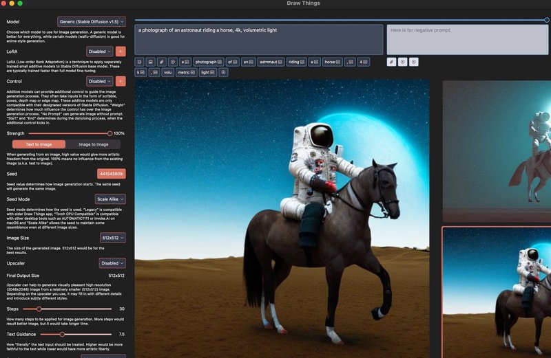 Draw Things：MacかiPhoneで画像生成AIするならコレ一択だろう。｜ゆるりと