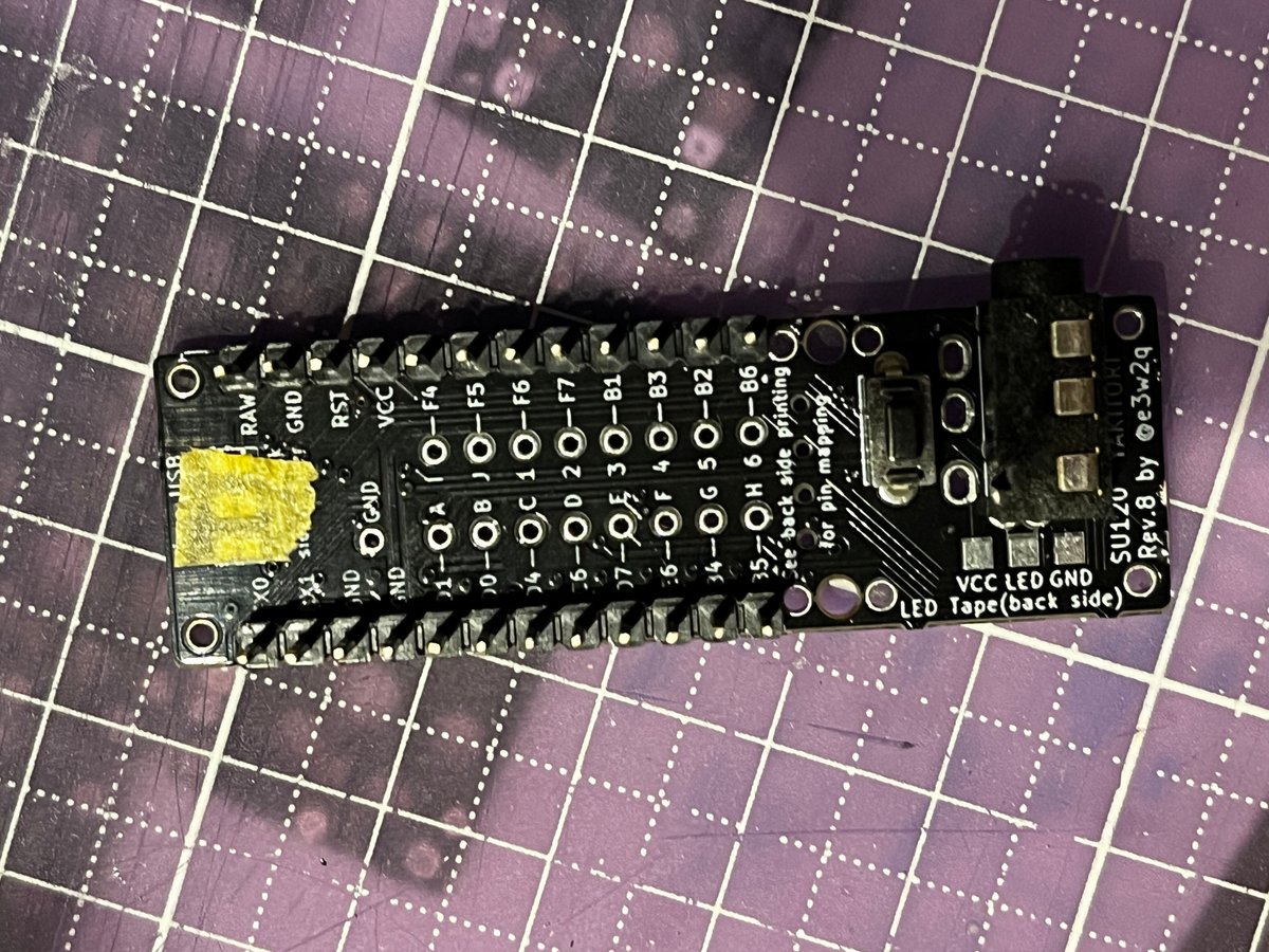 keyball44mod choc版の試作（2）SU120基本編｜twoboy