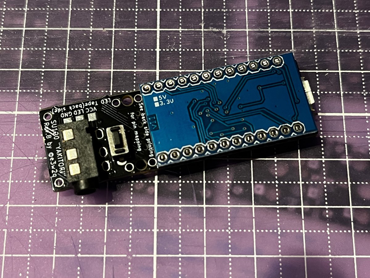 keyball44mod choc版の試作（2）SU120基本編｜twoboy