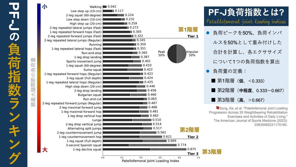 膝蓋大腿関節（PF-J）の負荷。運動種目別ランキング｜Super Human | 理学療法士／保健学博士 Ph.D.