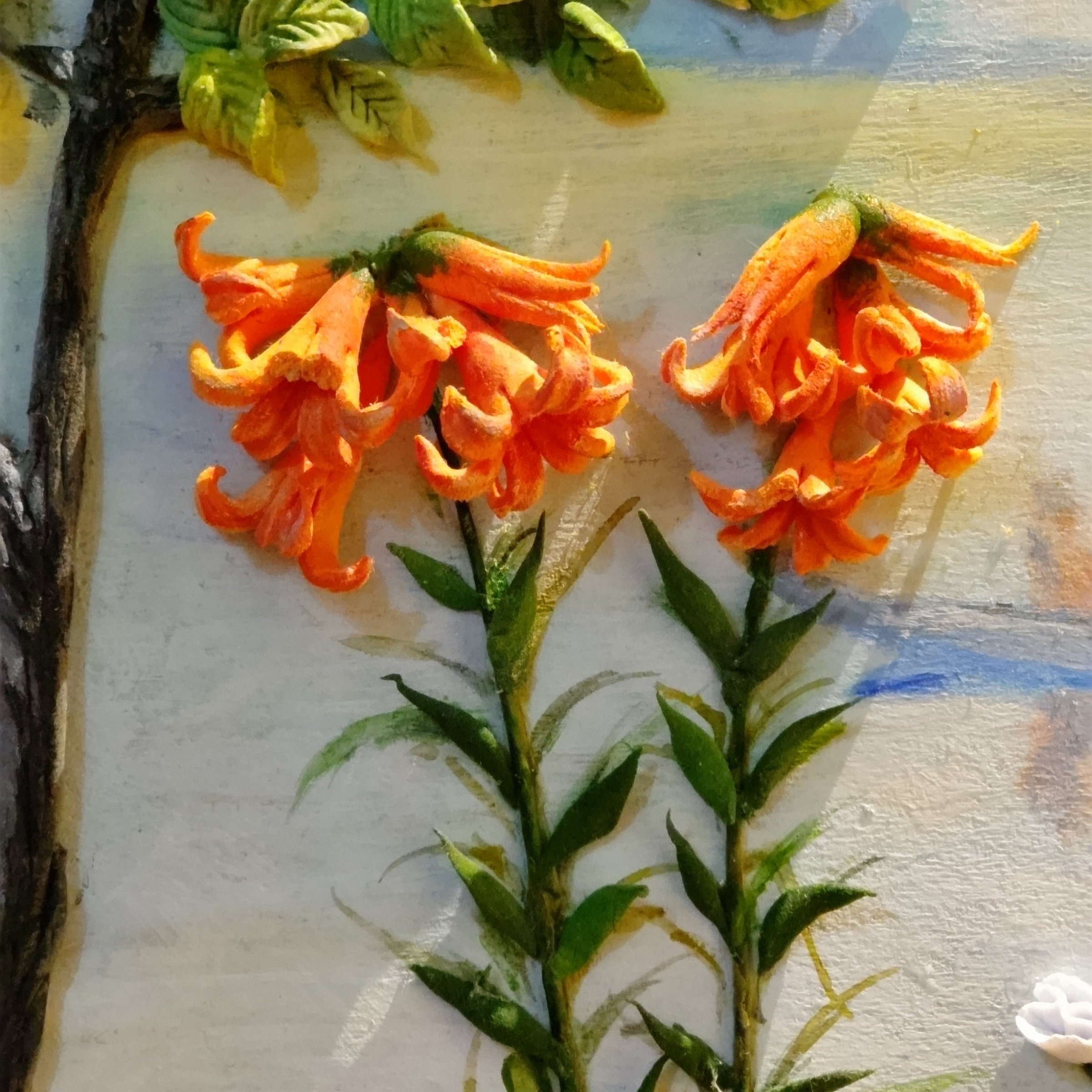 6/2投稿の、小さなユリ・・・こんな感じになりました！｜Atsuko Kaneko