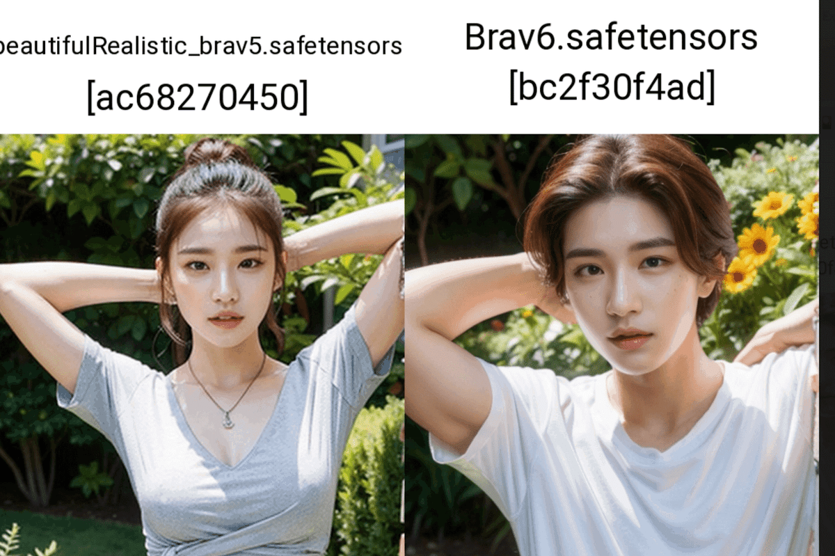 Beautiful Realistic Asians最新『BRAV6』が遂に登場。実写系モデルのおすすめ｜AI FREAK - 最新のAIツールをご紹介