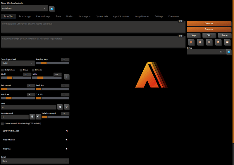 【SD.Next】の導入方法と所感【vladmandic/automatic】｜はかな鳥