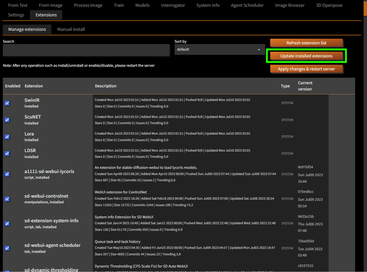 【SD.Next】の導入方法と所感【vladmandic/automatic】｜はかな鳥