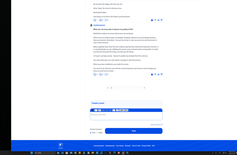 完全なWEB3分散型SNS「my2cents 」は 「収益ありの5ch」 荒れない巨大掲示板｜陽一