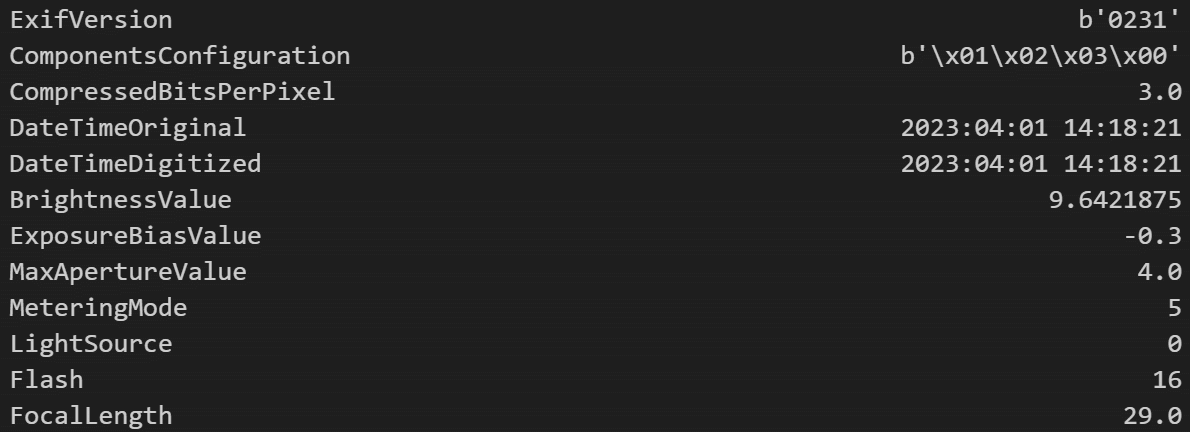 撮影情報(Exif)をPythonで読み込む｜あべい｜Pythonデータ分析