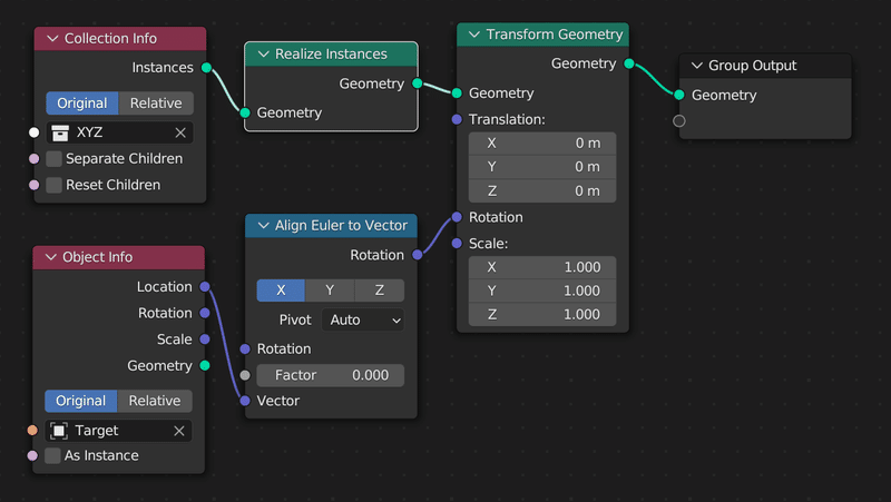 Blender Align Euler to Vectorの使い方｜ひき