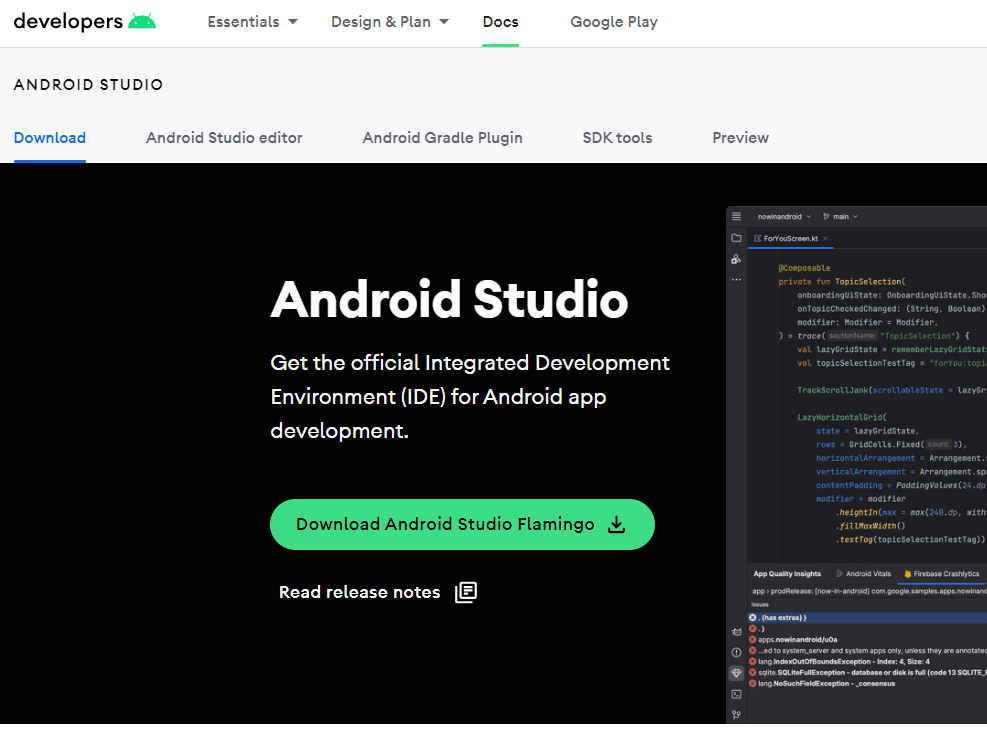 【FlutterFlow】Android Studioの新版「Flamingo」をインストール：Google認証｜松井真也＠登録セキスペ