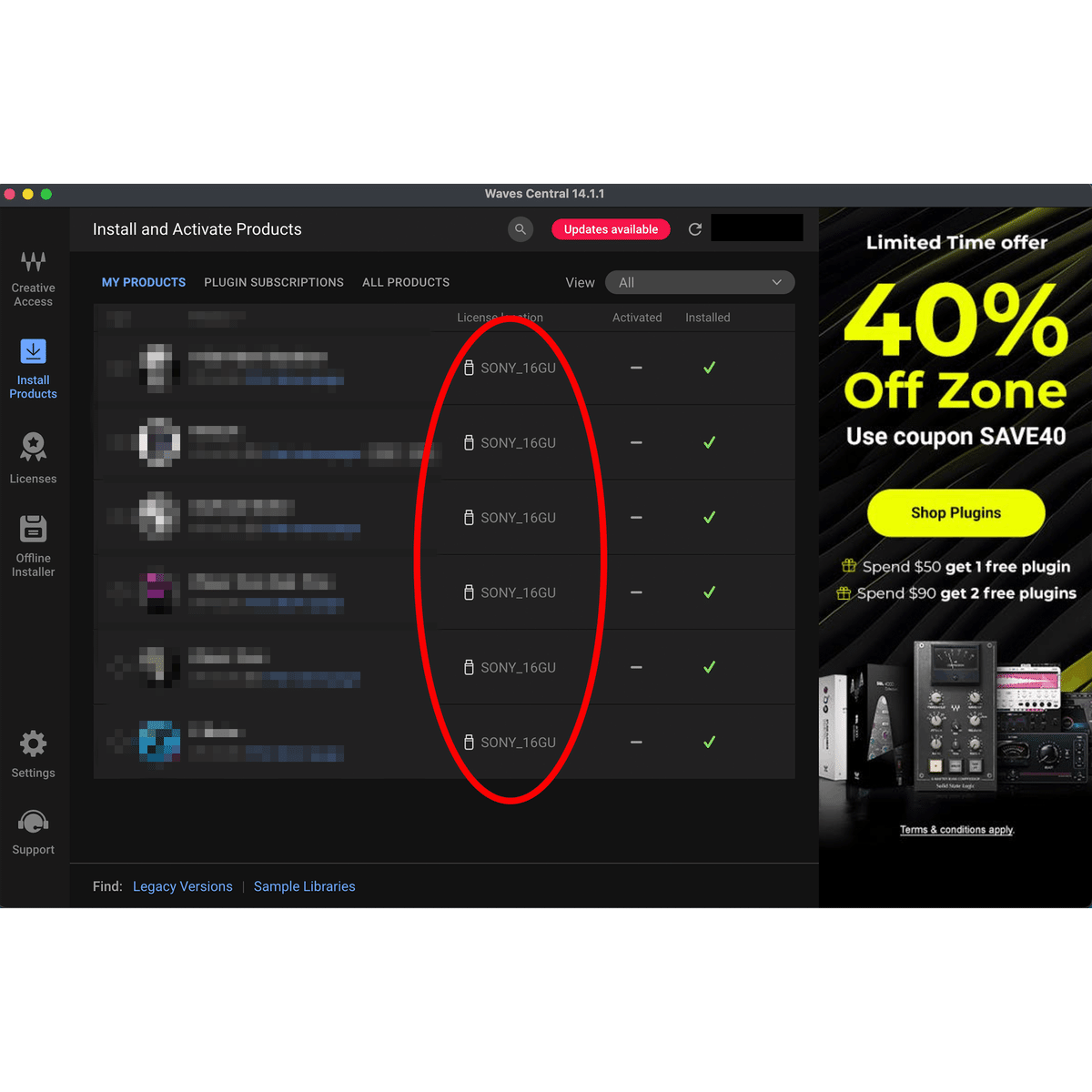 WavesのライセンスをUSB化する手順紹介｜音学さん