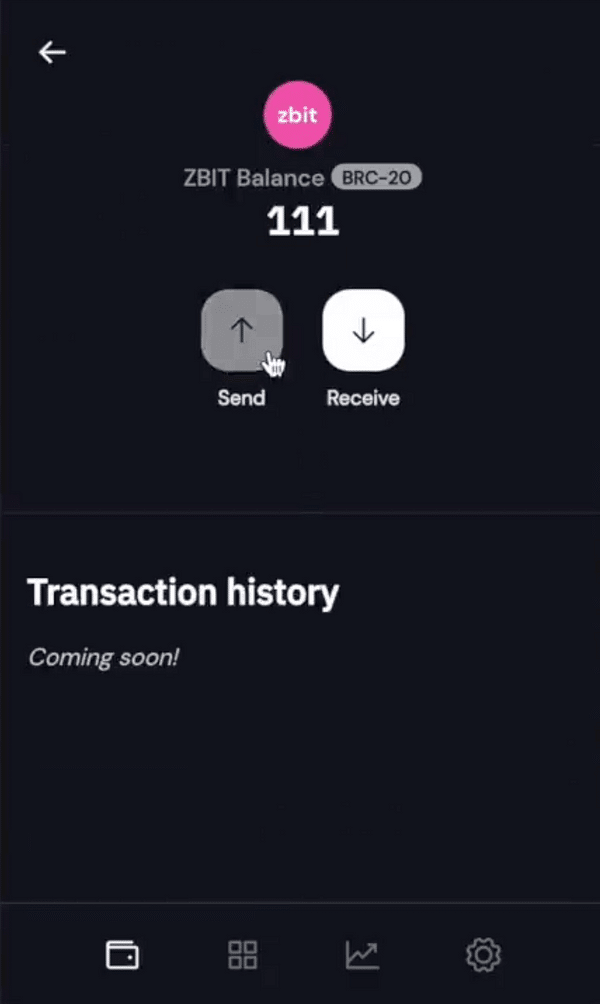 B20 DEX：転送用インスクリプションIDの生成 (Xverse Wallet)｜ALEX