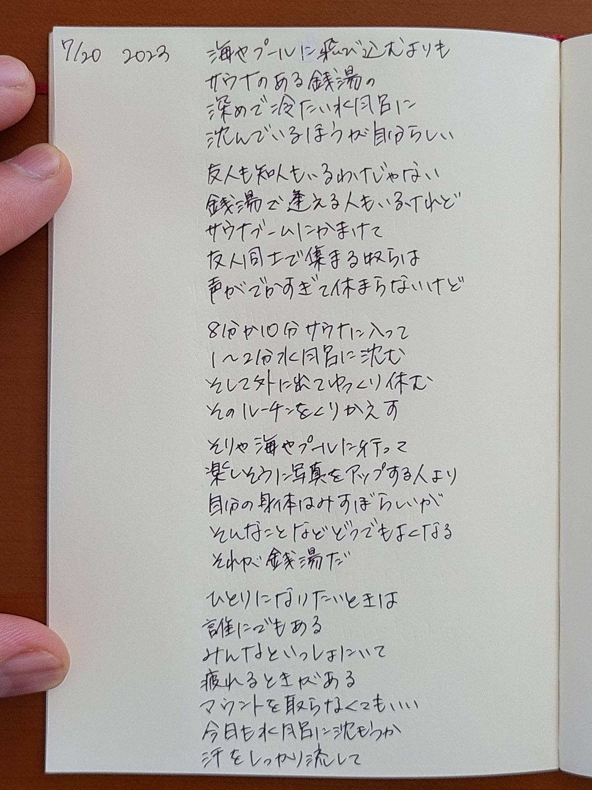 20230720の記録と1日一句と詩｜あおきりょう