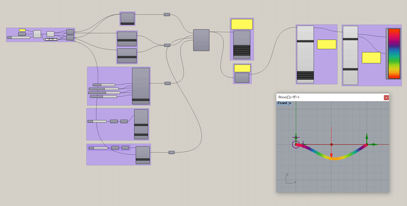 【Grasshopper】【Karamba3D】単純梁の構造解析｜Digitect