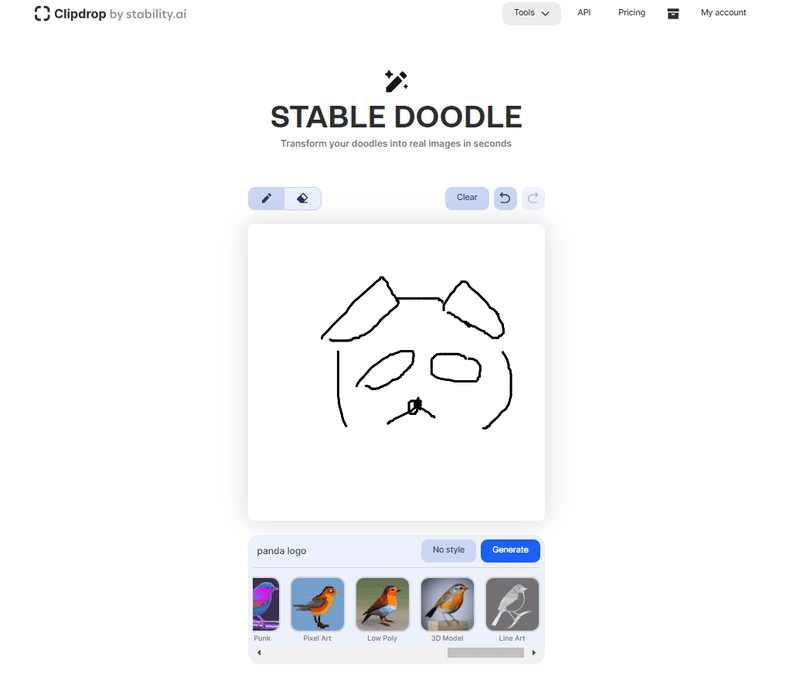 あなたの落書きを芸術作品に変えるAI、Stable Doodleが登場！｜0xpanda alpha lab