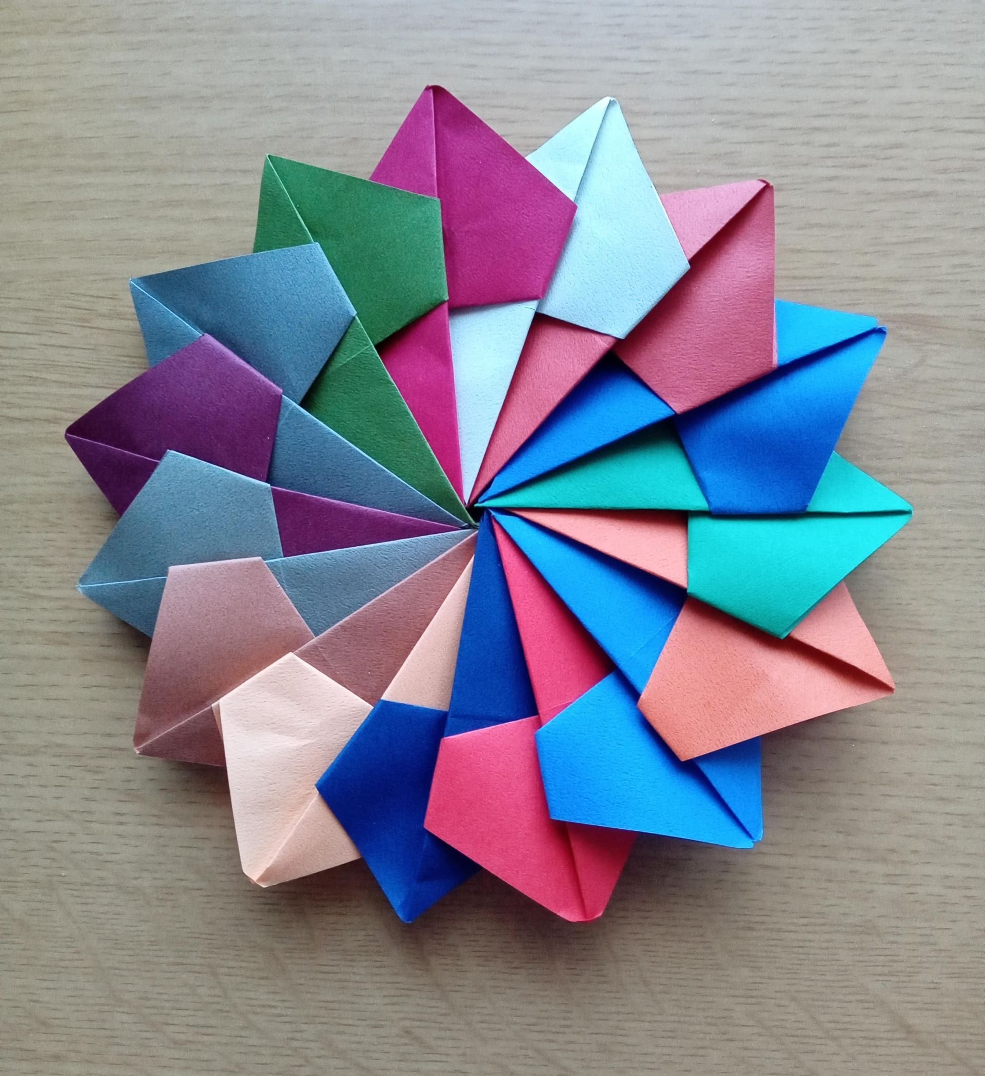 折り紙で鍋敷き、リベンジ！｜犬のしっぽヤモリの手