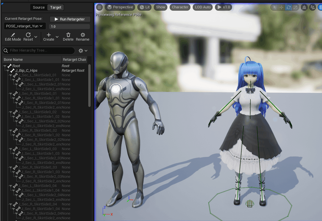 【UE】UE5でVRoidのキャラクターを動かす手順を紹介！！｜オレンジ