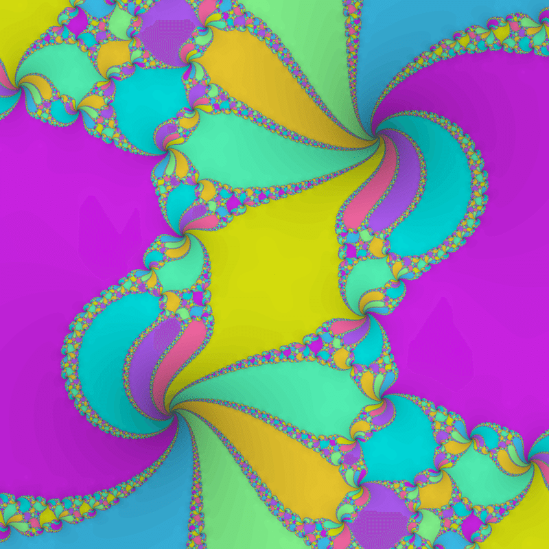今週のフラクタル13 (1/z^2+c 他)｜108Hassium