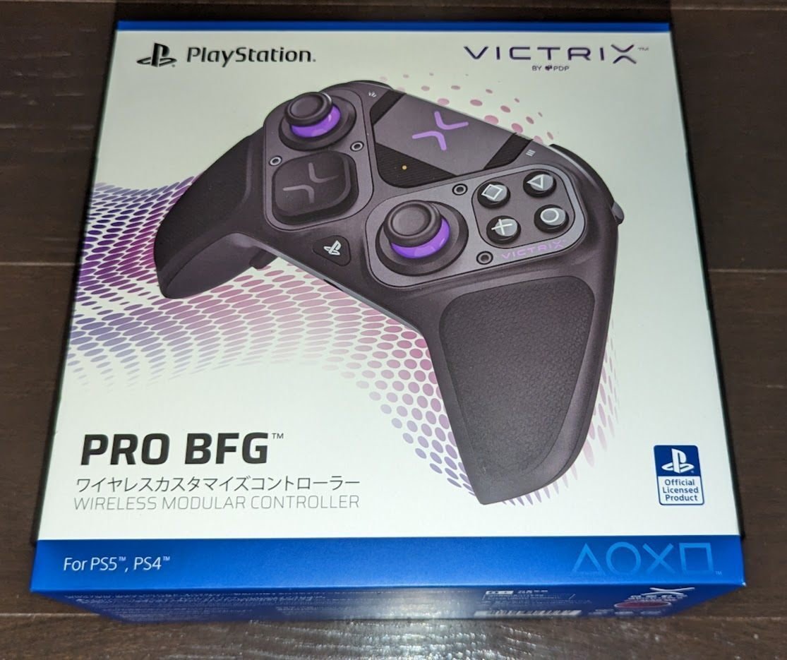 Victrix Pro BFGの雑感とデュアルセンスエッジとの比較｜焼もろこし