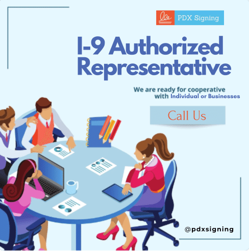 I-9 Authorized Representative｜pdxsigning