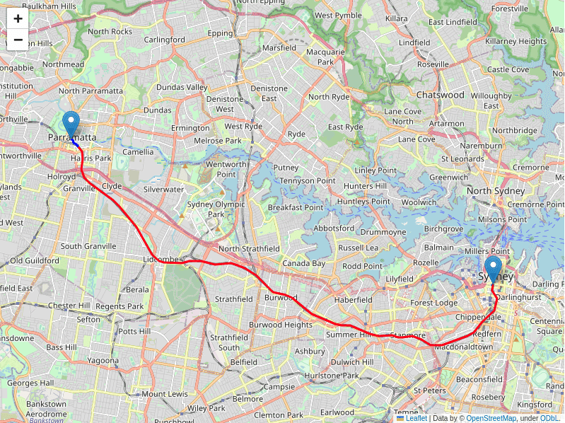 GoogleMaps APIの結果をFoliumで可視化してみる｜harukary