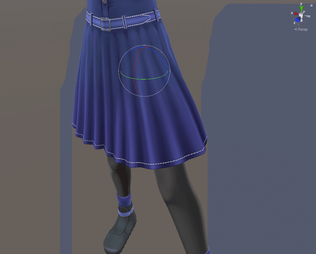 PhysBoneでスカートの貫通対策をする Ver2｜霧島みけ