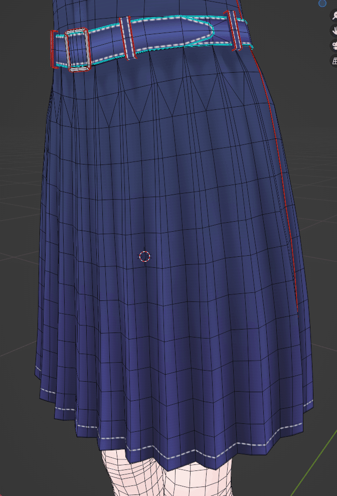 PhysBoneでスカートの貫通対策をする Ver2｜霧島みけ