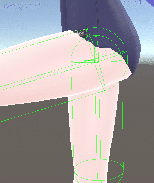 PhysBoneでスカートの貫通対策をする Ver2｜霧島みけ