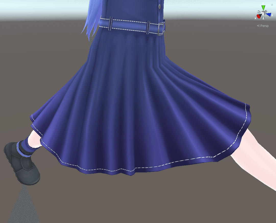 PhysBoneでスカートの貫通対策をする Ver2｜霧島みけ