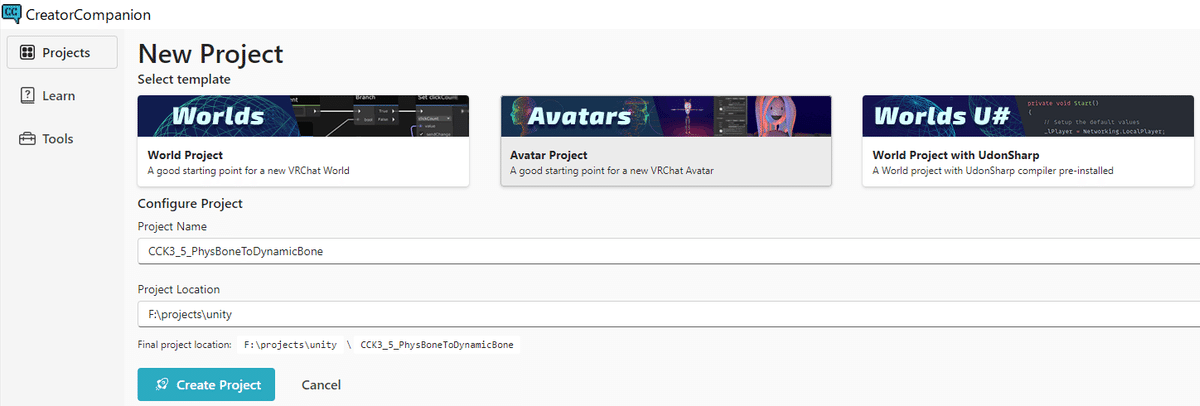 CCK3.5でPhysBoneをDynamicBoneに変換してアバターをアップロードする｜たいぷい