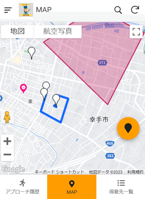 [AppSheet] Mapビューにエリアや経路を表示させる｜さすけい山田｜AppSheet｜DX支援｜中小企業診断士