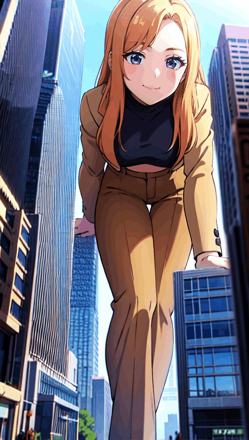 巨人を生成できるLoRA「Giantess」 | Stable Diffusion：LoRA｜Yoshihiro Tanaka | taziku