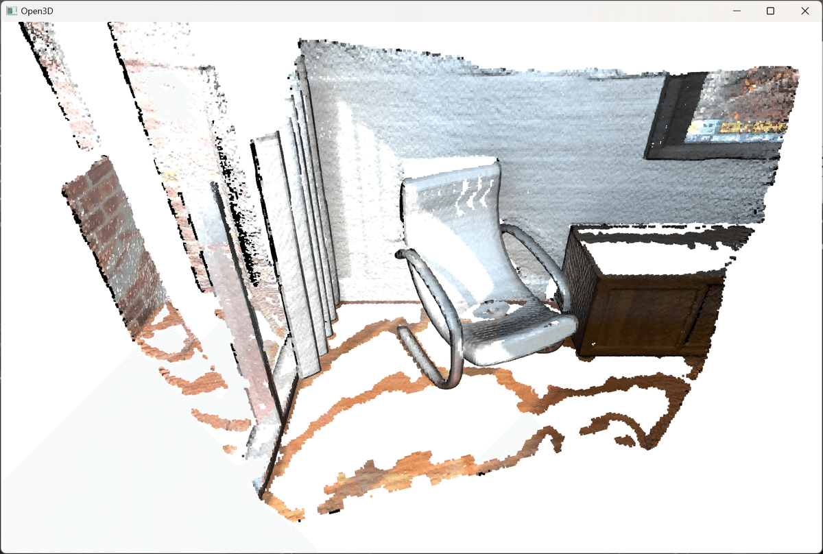 Open3DのPointCloudクラスで遊んでみる（Windows, C++）｜Marupeke-IKD