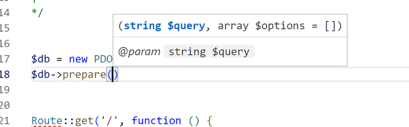 【VSCode拡張】 PHP Intelephenseと(PHP IntelliSense)｜mocotech