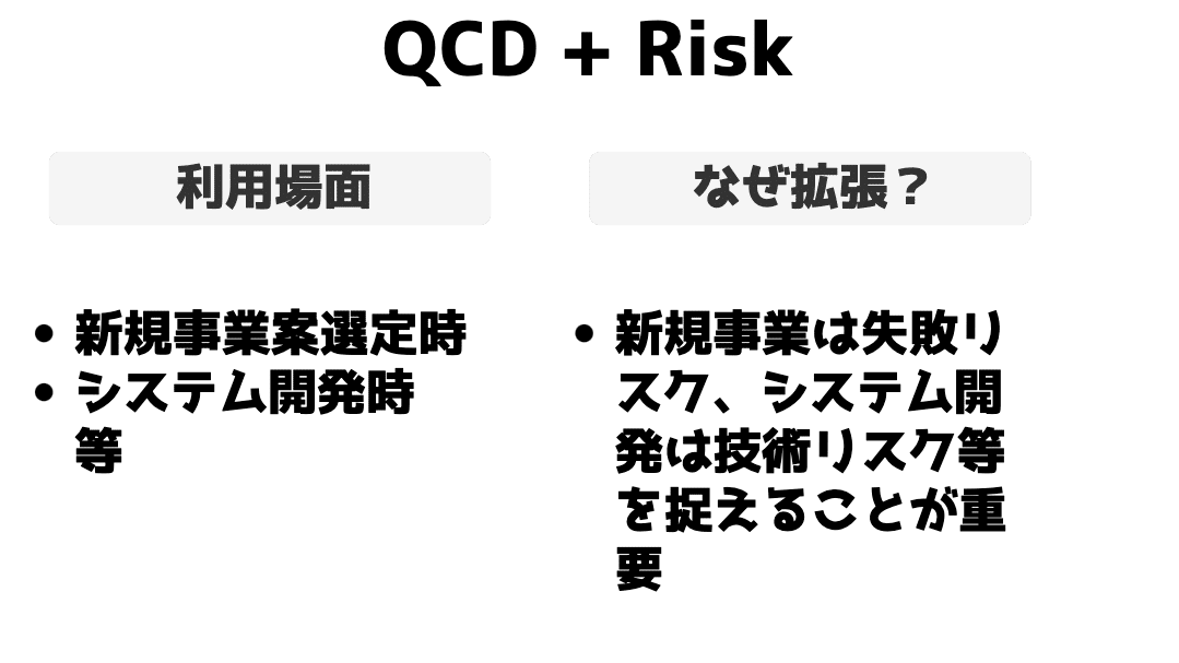 QCD: 汎用性の高い情報整理・比較フレームワーク｜yw